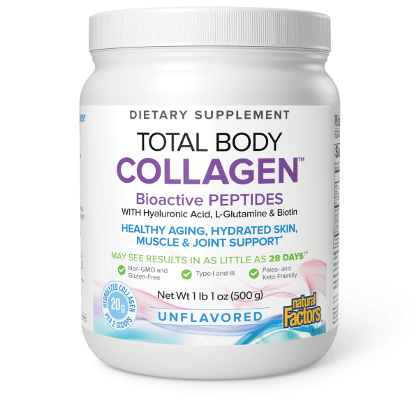 Total Body Collagen – Unflavored Powder | Natural Factors USA